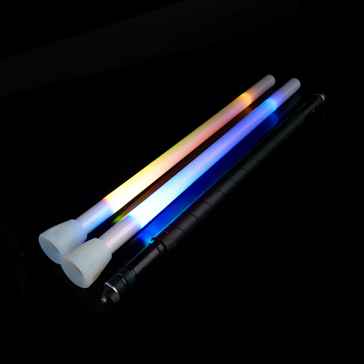 Threeworlds Fusion Spin - 3 part - LED Glow Staff – Firetoys Wholesale